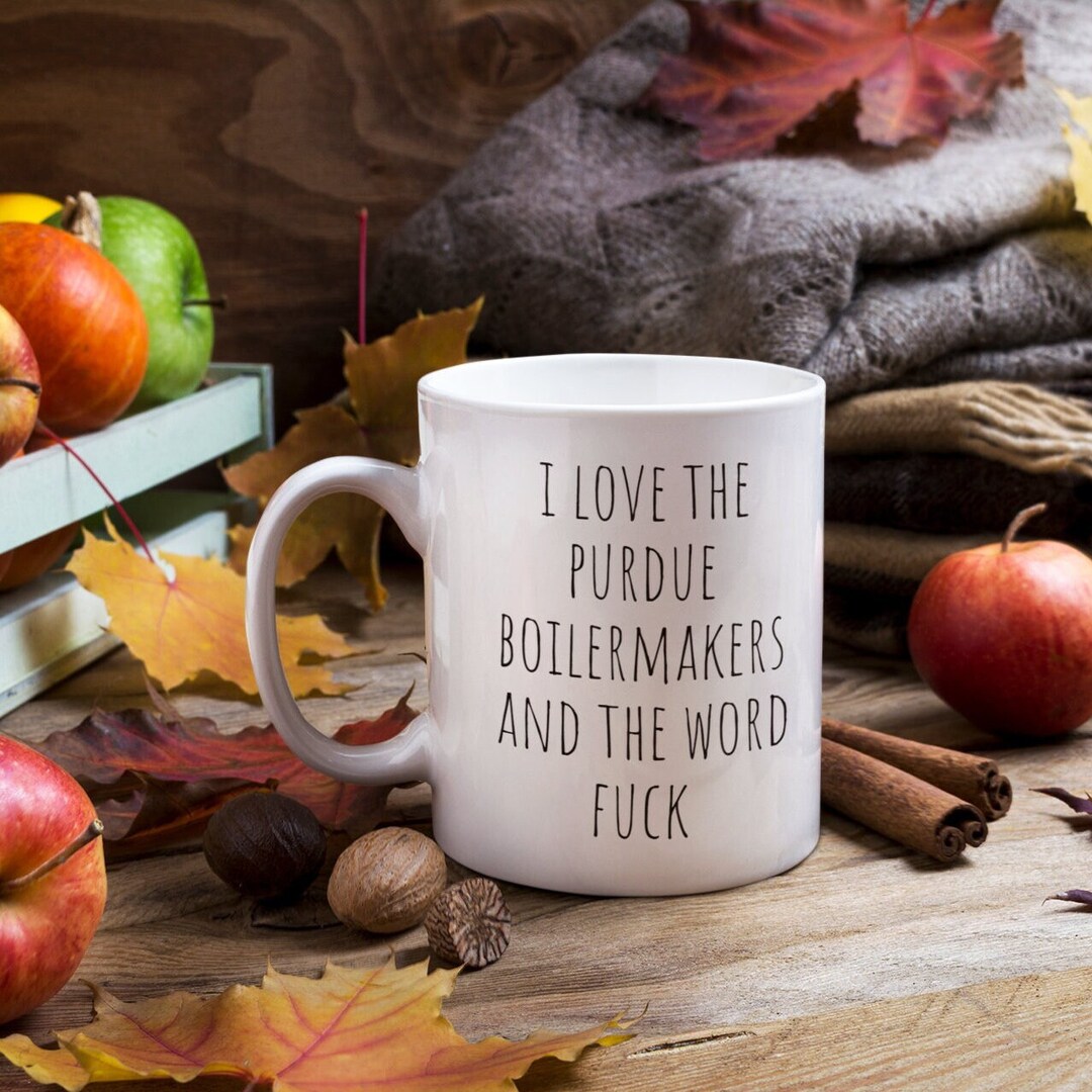 COFFEE MUG Purdue Boilermakers Mug for Boilermakers Fan Gift - Etsy