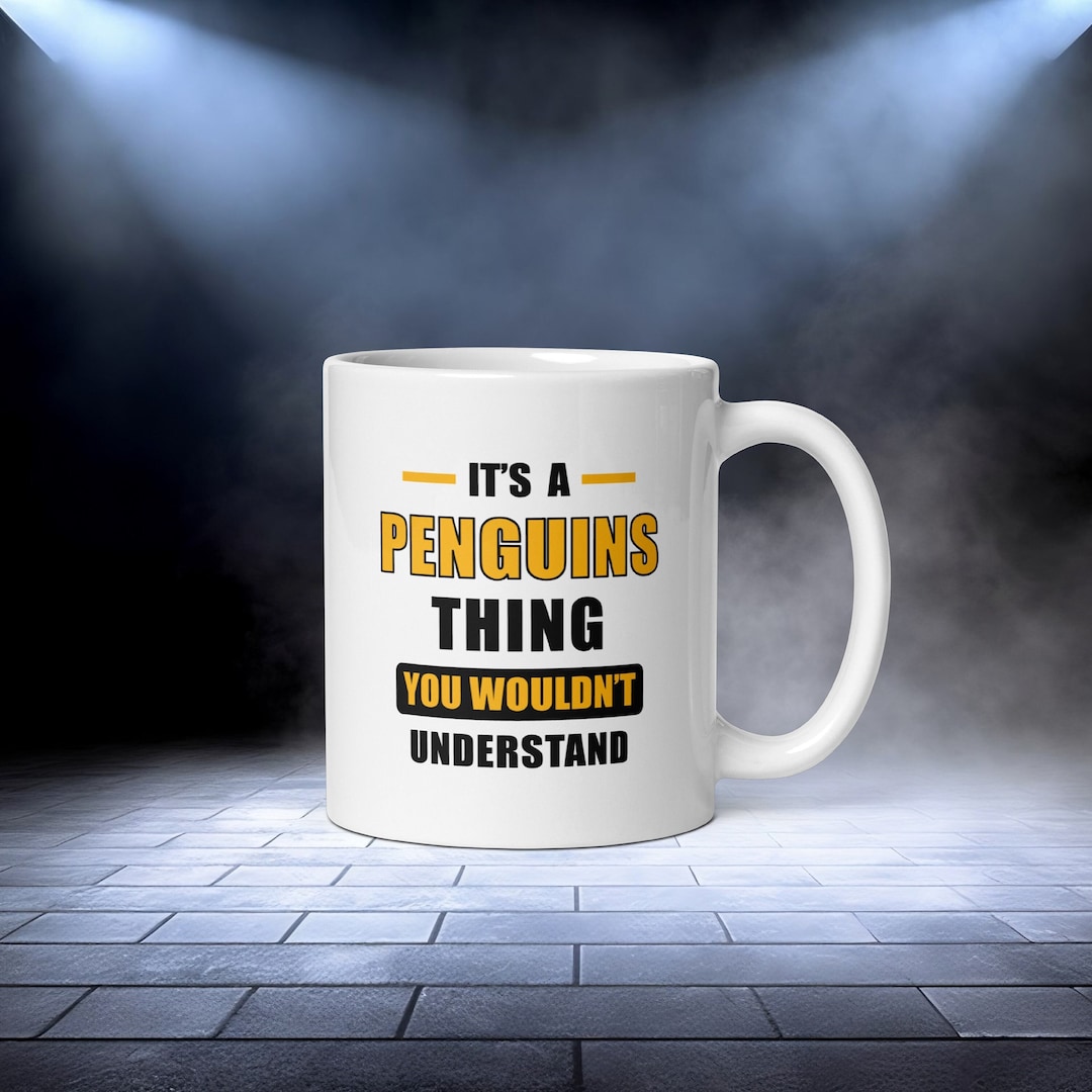 Pittsburgh Penguins Gift Mug, Funny Gift for Penguin Fan, Penguin Merch ...