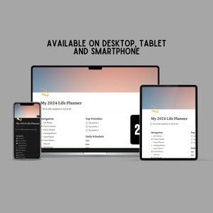 Notion 2024 Planner All in One // Notion Dashboard Template, Life ...