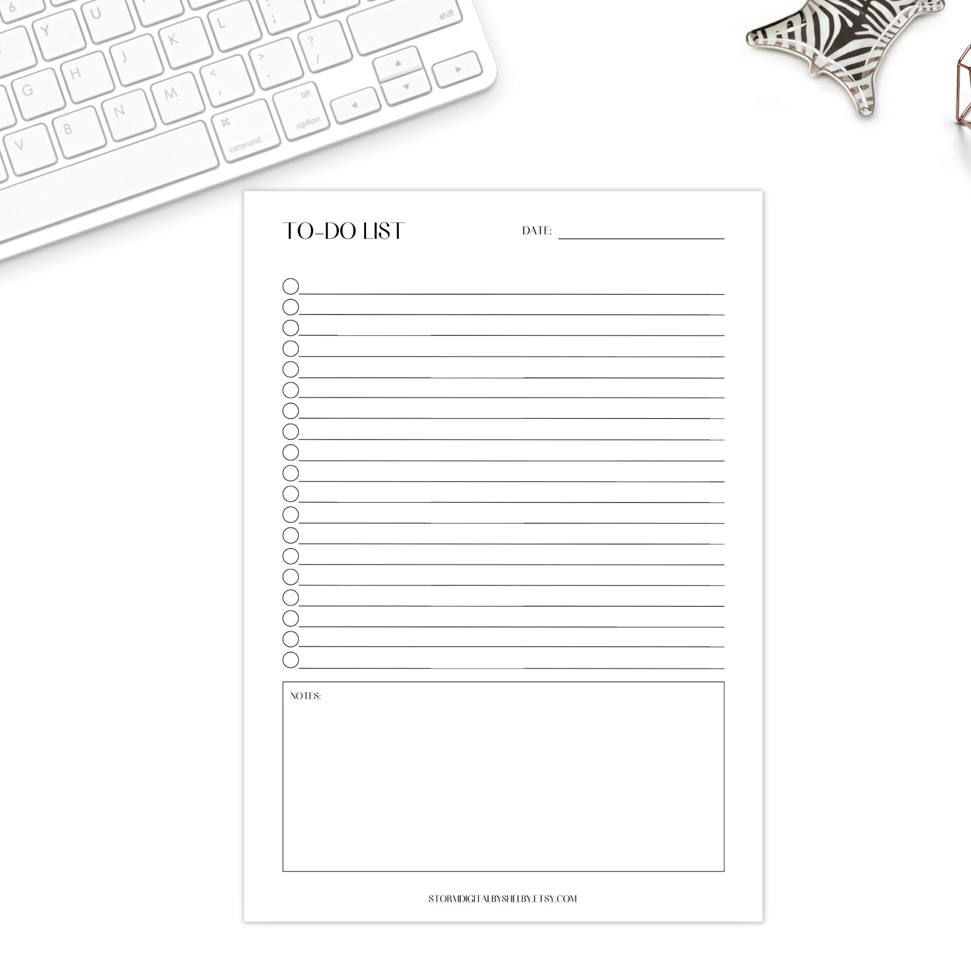 Minimal to Do List Printable // Productivity Planner, A4, A5 To-do List ...