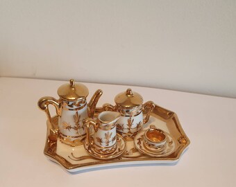 Limoges Miniature Tea Set - Etsy UK