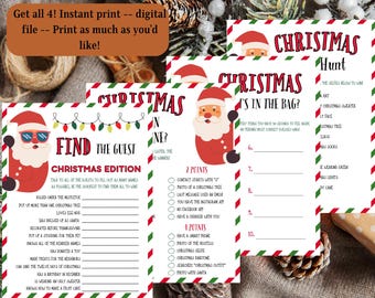 Santa in Disguise Project | Santa Printable | Christmas Game | Santa ...