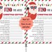 Christmas Find the Guest, Funny Christmas Game, Christmas Party Game ...