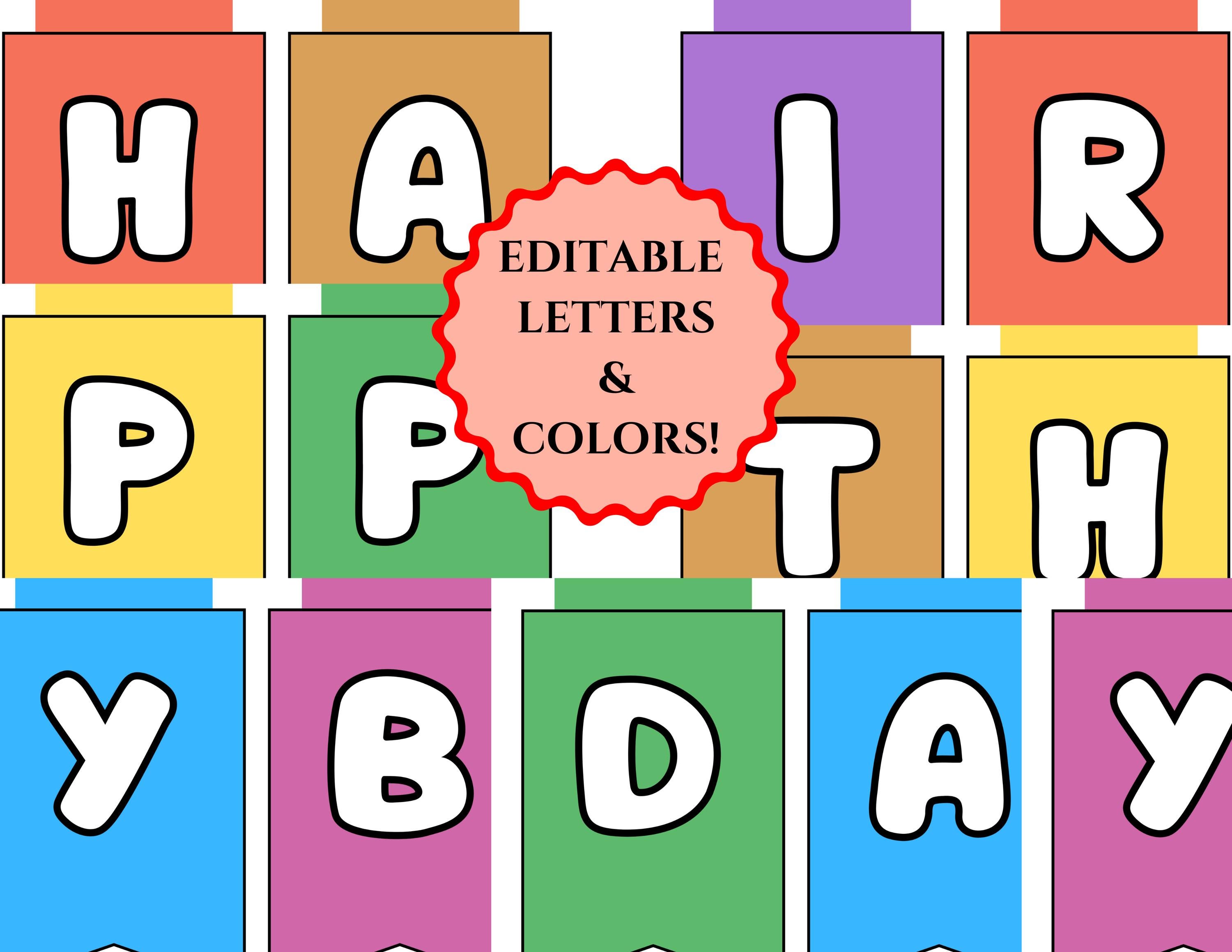 Dandy’s World Birthday Banner: Editable Printable Party Decor (digital ...