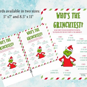 4 Grinch Games Bundle, Funny Grinch Christmas Games for Kids, Christmas ...