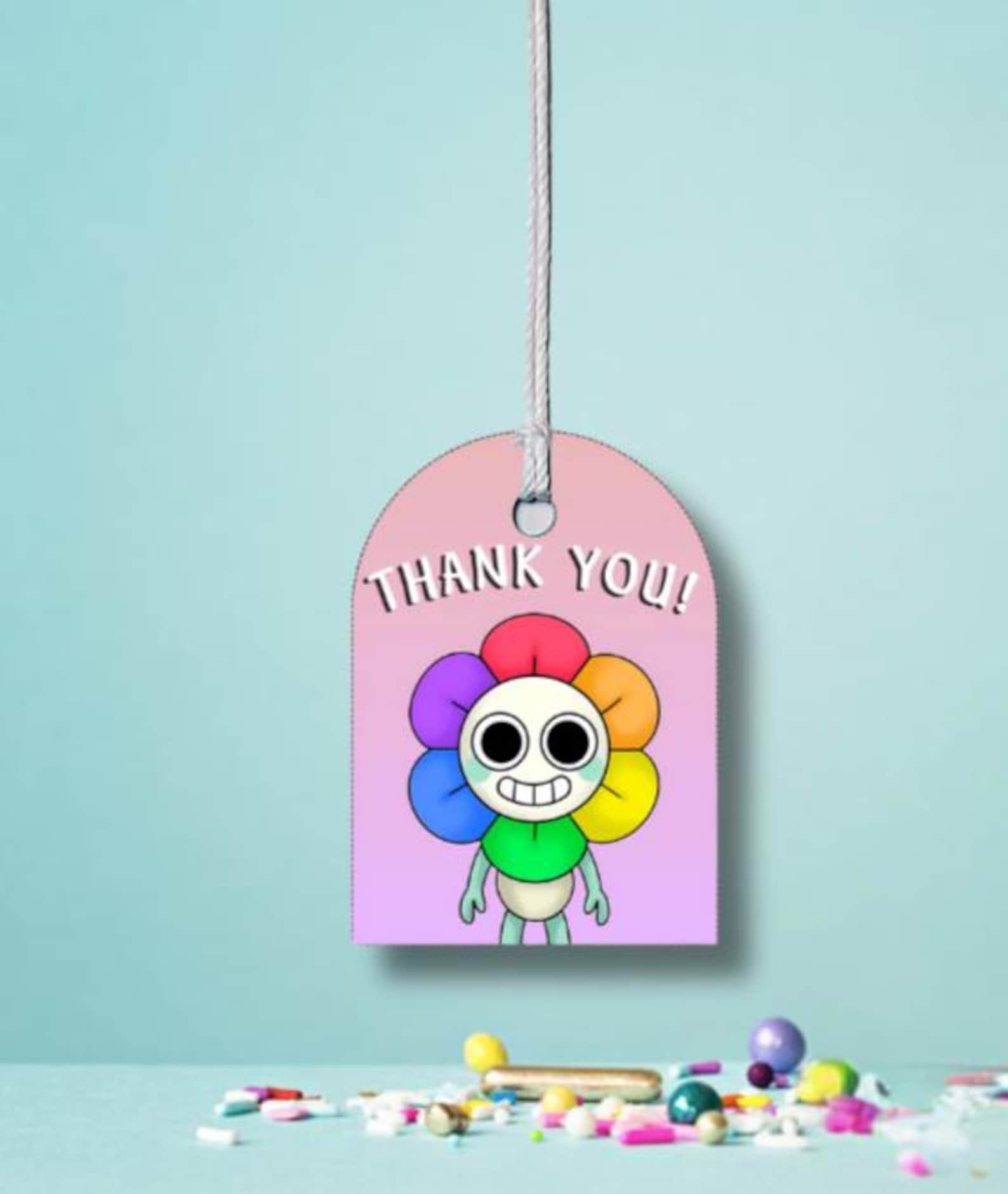 Dandy's World Thank You Gift Tags: 18 Toons Designs (digital Download ...