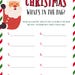 Christmas Santa What's in the Bag, Funny Christmas Game, Christmas ...