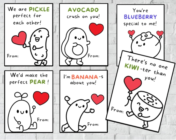 Dandy's World Inspired Printable Valentine's Day Cards - Etsy Canada