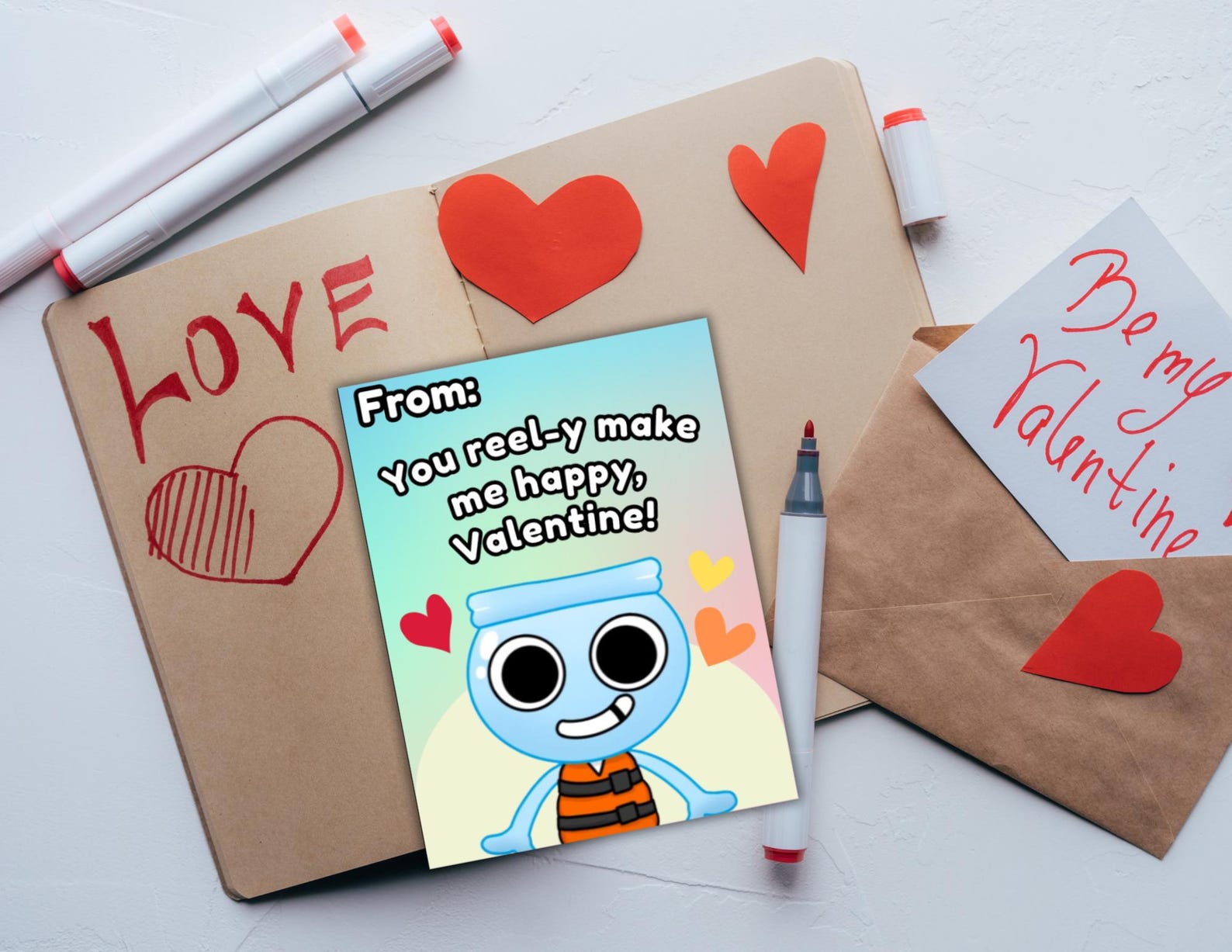Dandy's World Valentine Cards: Fun Puns for Kids (digital Download) - Etsy