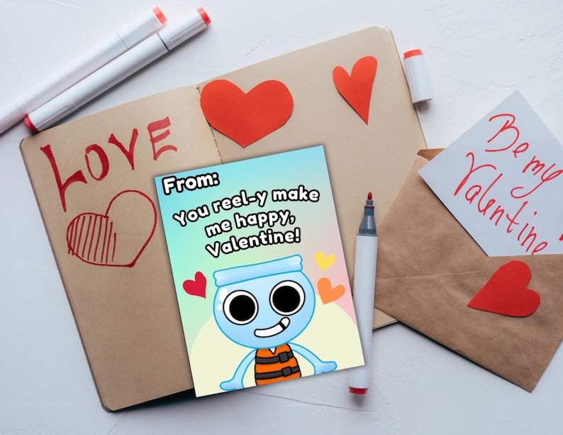 Dandy's World Valentine Cards: Fun Puns for Kids (digital Download) - Etsy