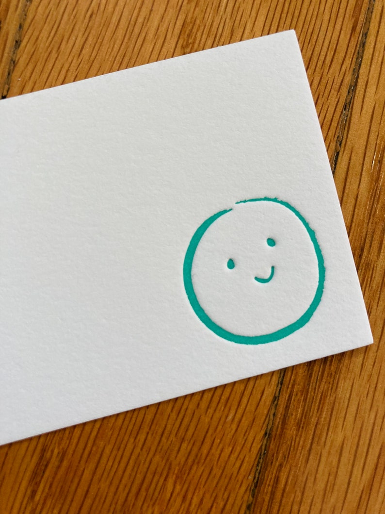 Smiley Face Pocket Notes // Mini Stationery Set // Mini Notecards ...