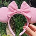 Pink Sequin Mouse Ears / Pink Disney Ears - Etsy