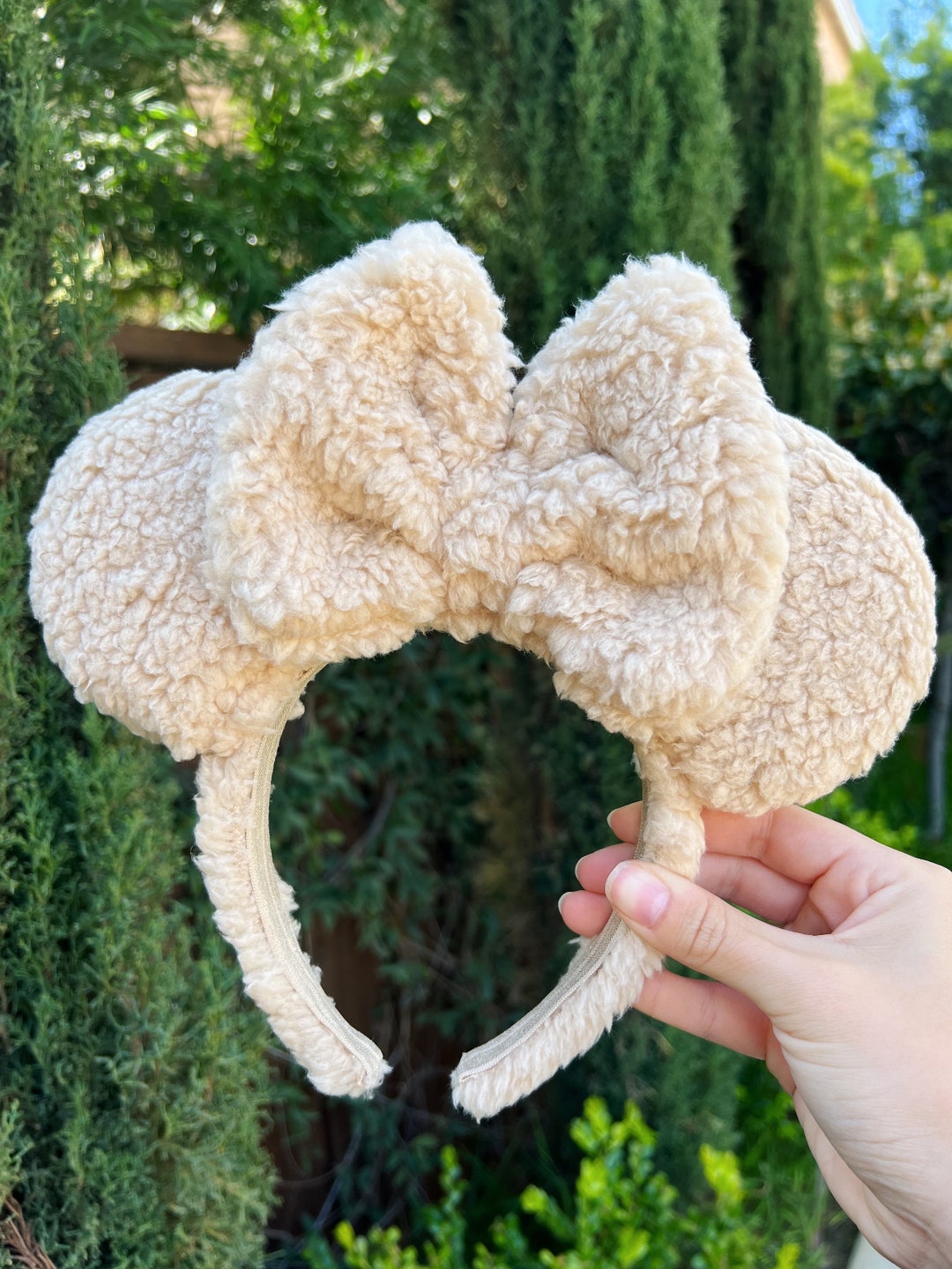 Sherpa Mouse Ears / Handmade Mouse Ears - Etsy