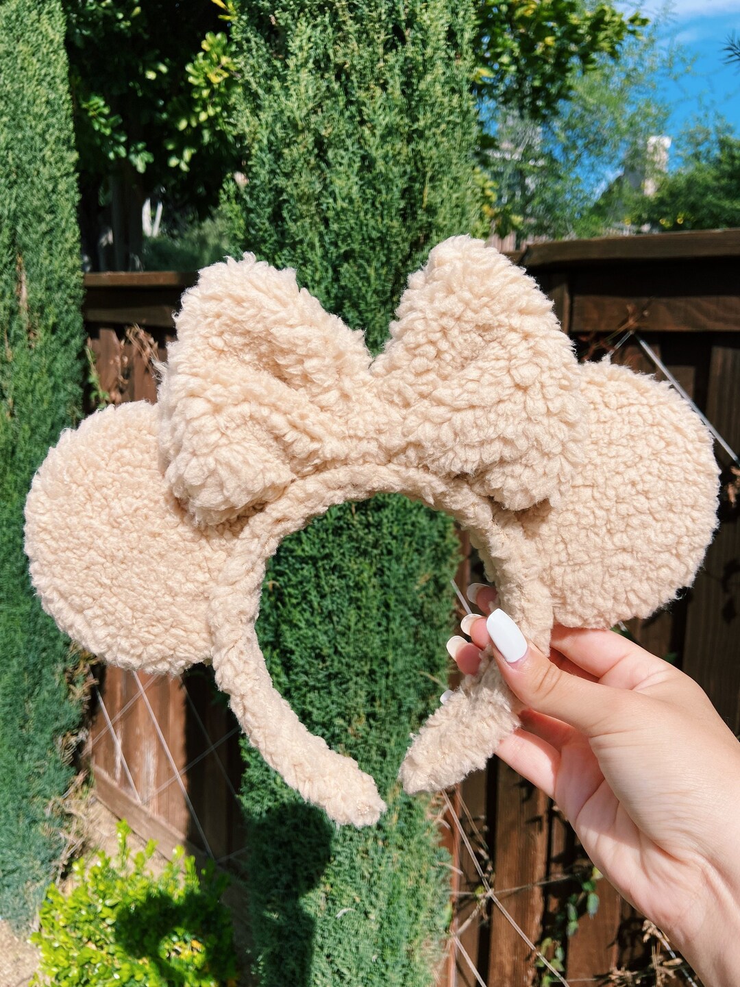 Sherpa Mouse Ears / Handmade Mouse Ears - Etsy