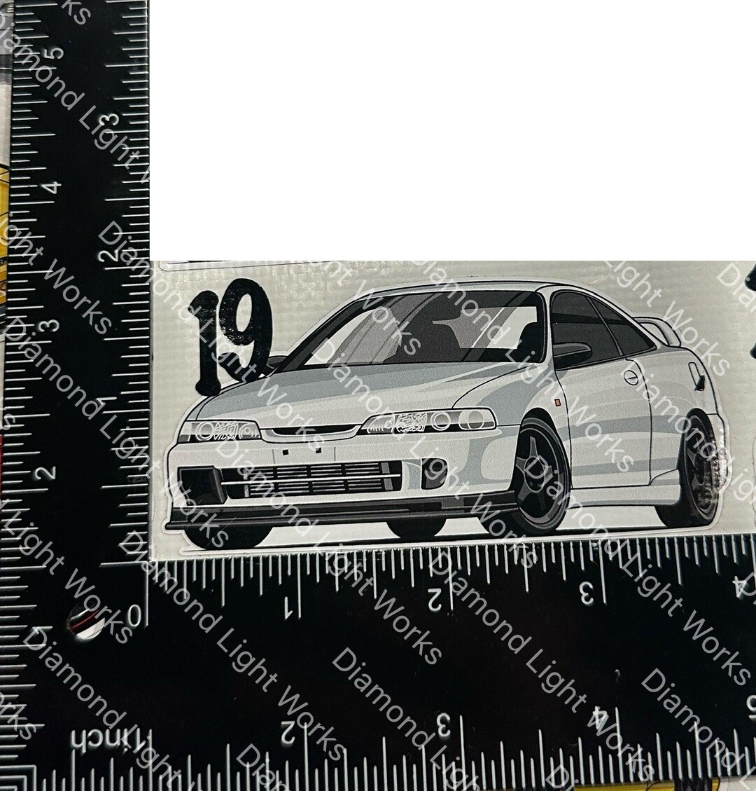 Acura Integra Jdm White Sticker Decal - Etsy