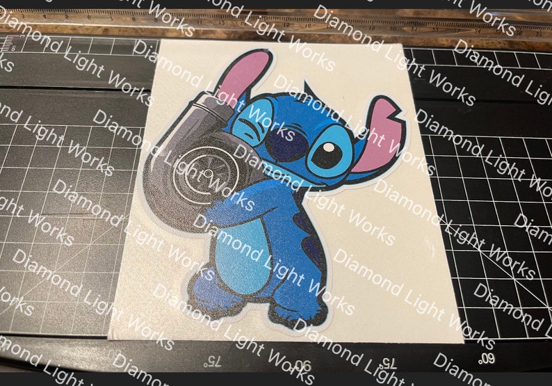 Lilo & stitch pegatina stitch jdm turbo calcomanía de coche - Etsy México