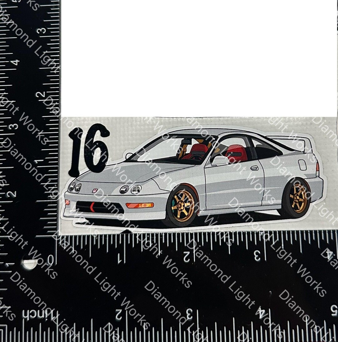 Acura Integra Usdm White Sticker Decal - Etsy