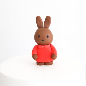 Miffy Cake Topper Fondant mit Luftballon und Geschenken Bundle, süße ...