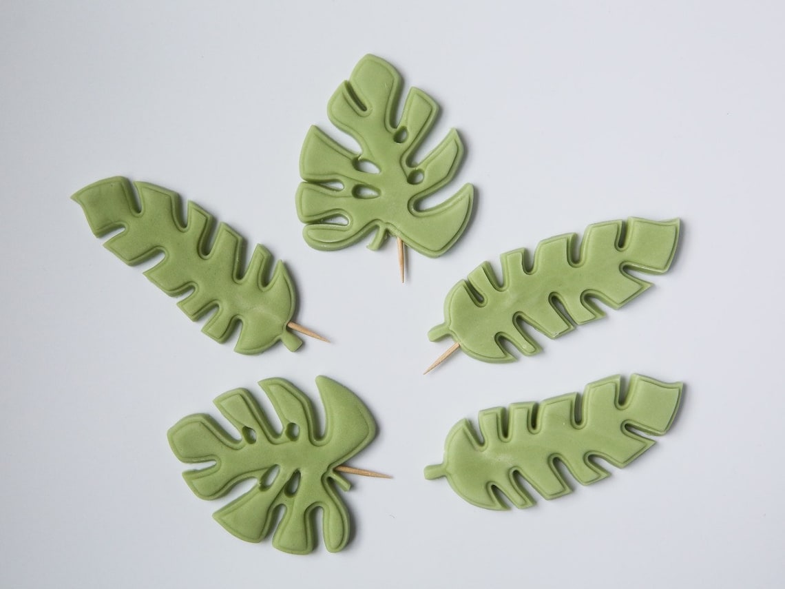 Baby Safari Cake Topper Fondant With Leaves Bundle Cute - Etsy UK