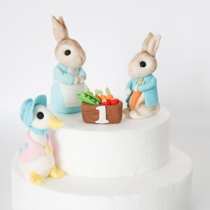 Unofficial Peter Rabbit, Mrs Josephine Rabbit and Jemima Duck Cake ...