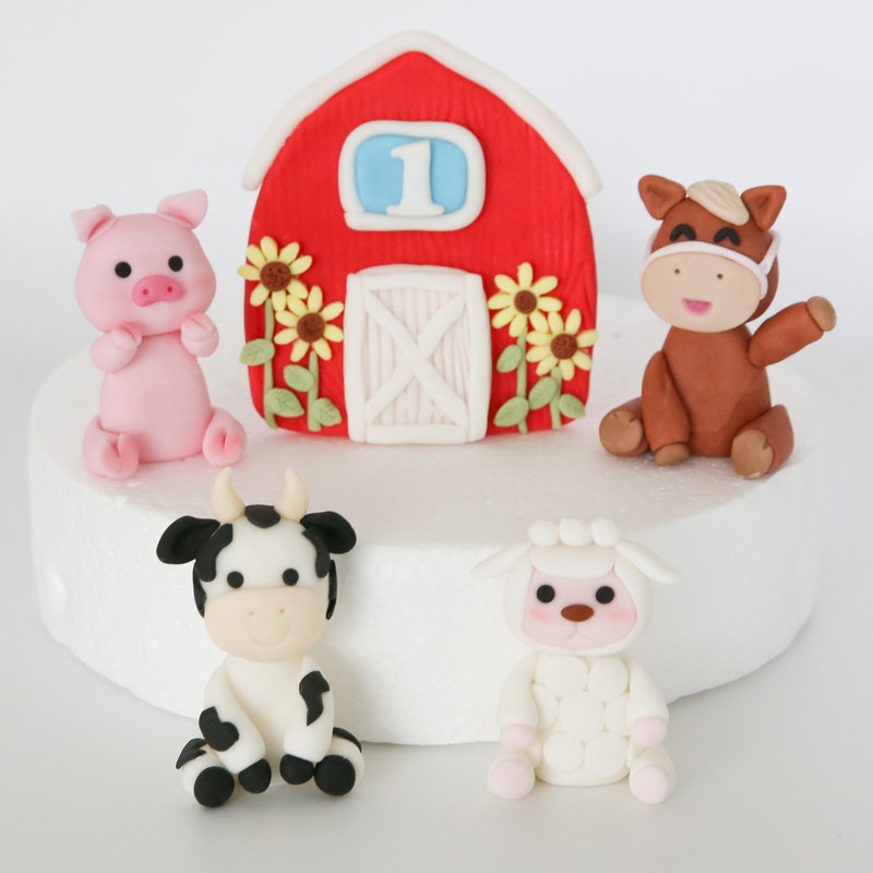 Fondant Farm Animals - Etsy