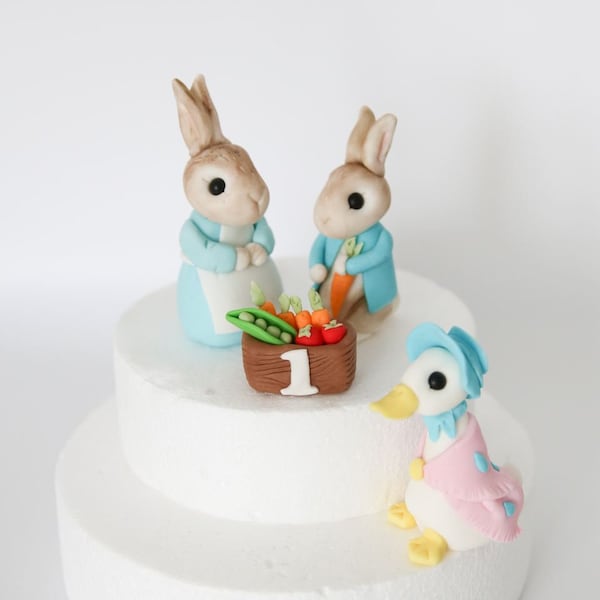 Peter Rabbit Cake Topper - Etsy