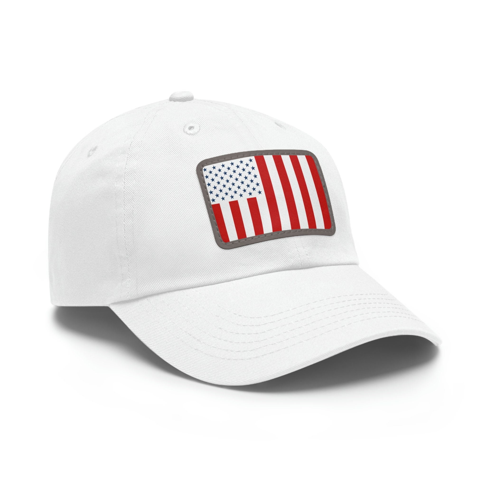 American State National | Civil Peacetime Flag | Hat With Leather Patch ...