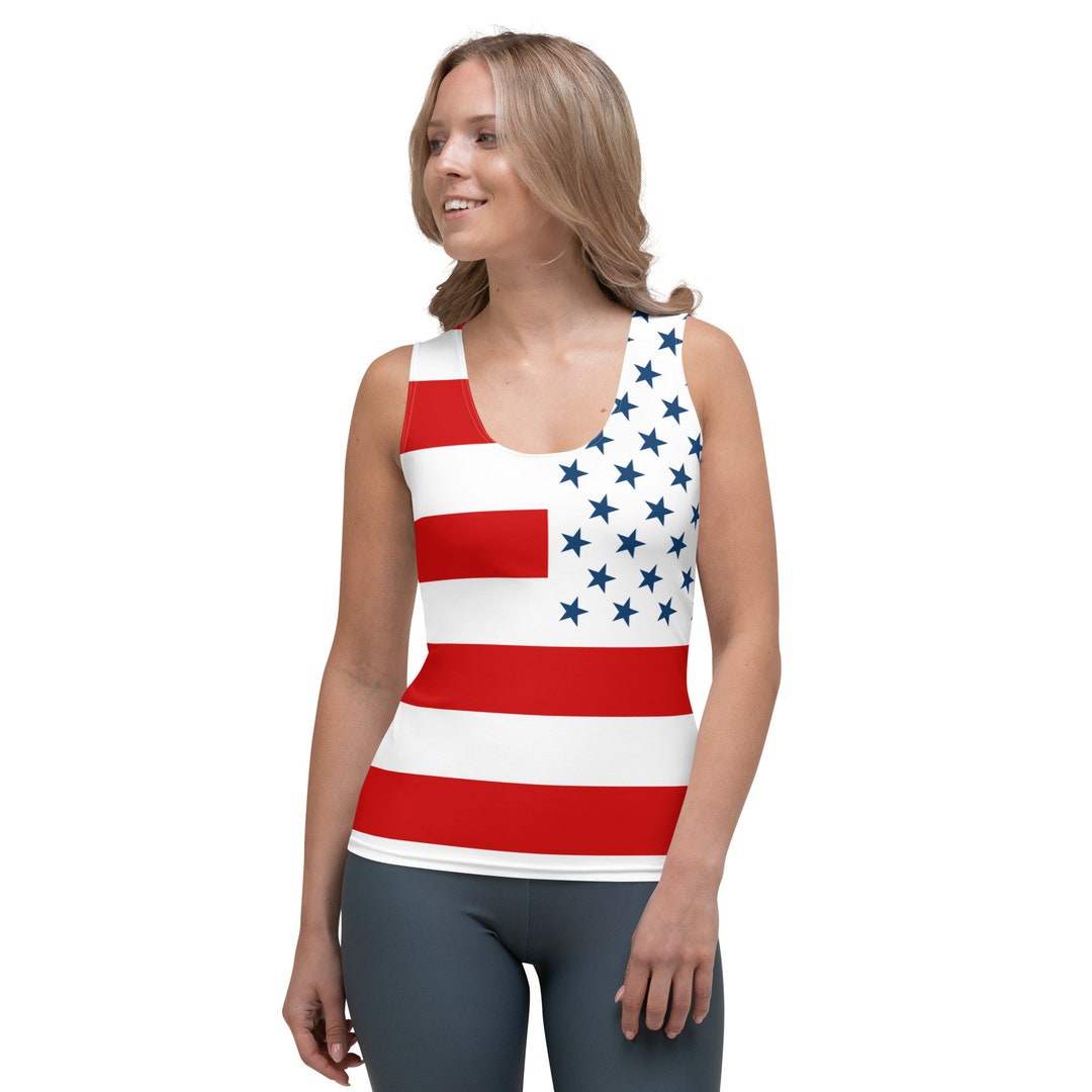 American State National | Woman's Tank Top | Civilian Peace Flag ...