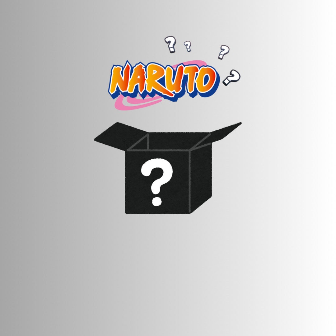 Anime Inspired Gift Box Mystery Box Naruto Mystery - Etsy