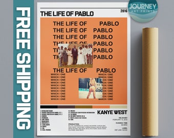 The Life of Pablo Album Poster - Etsy