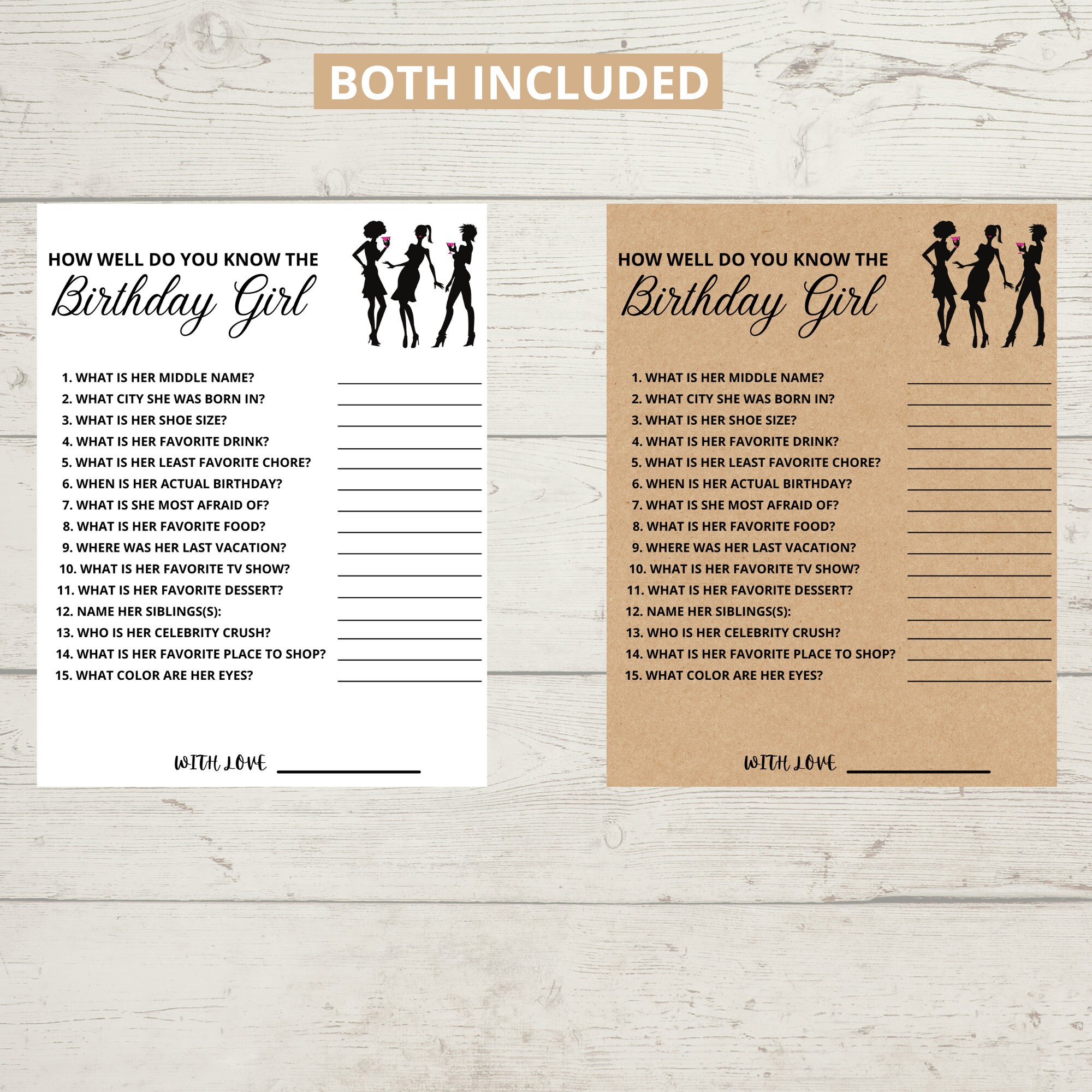 How Well Do You Know the Birthday Girl Who Knows the Birthday Girl Best ...