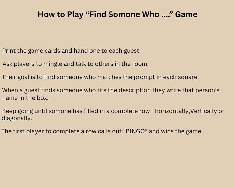 Printable Find Someone Who Ice Breaker Bingo, Adult Party Games, Office ...