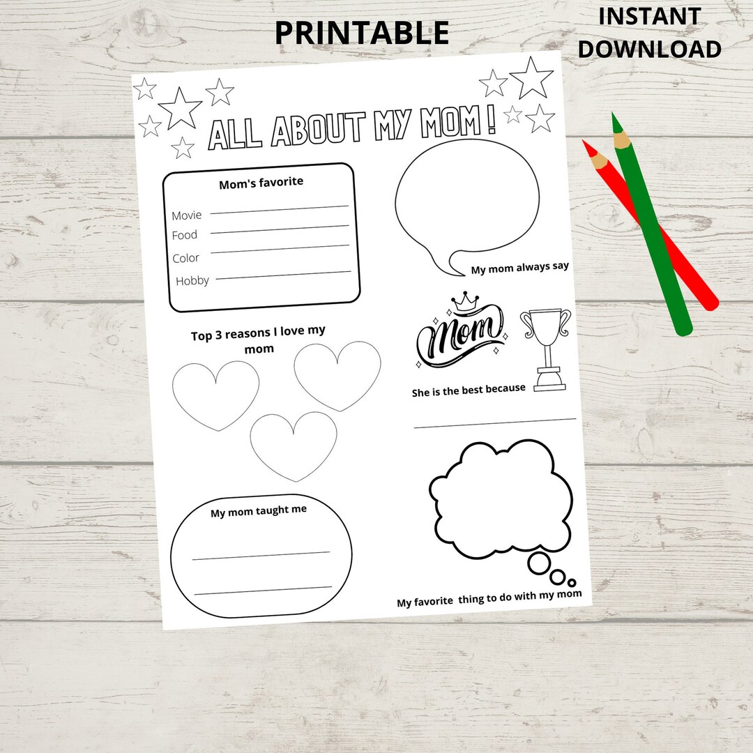 Printable Mother Day , Happy Mothers Day Card, Mothers Day Card,mothers ...