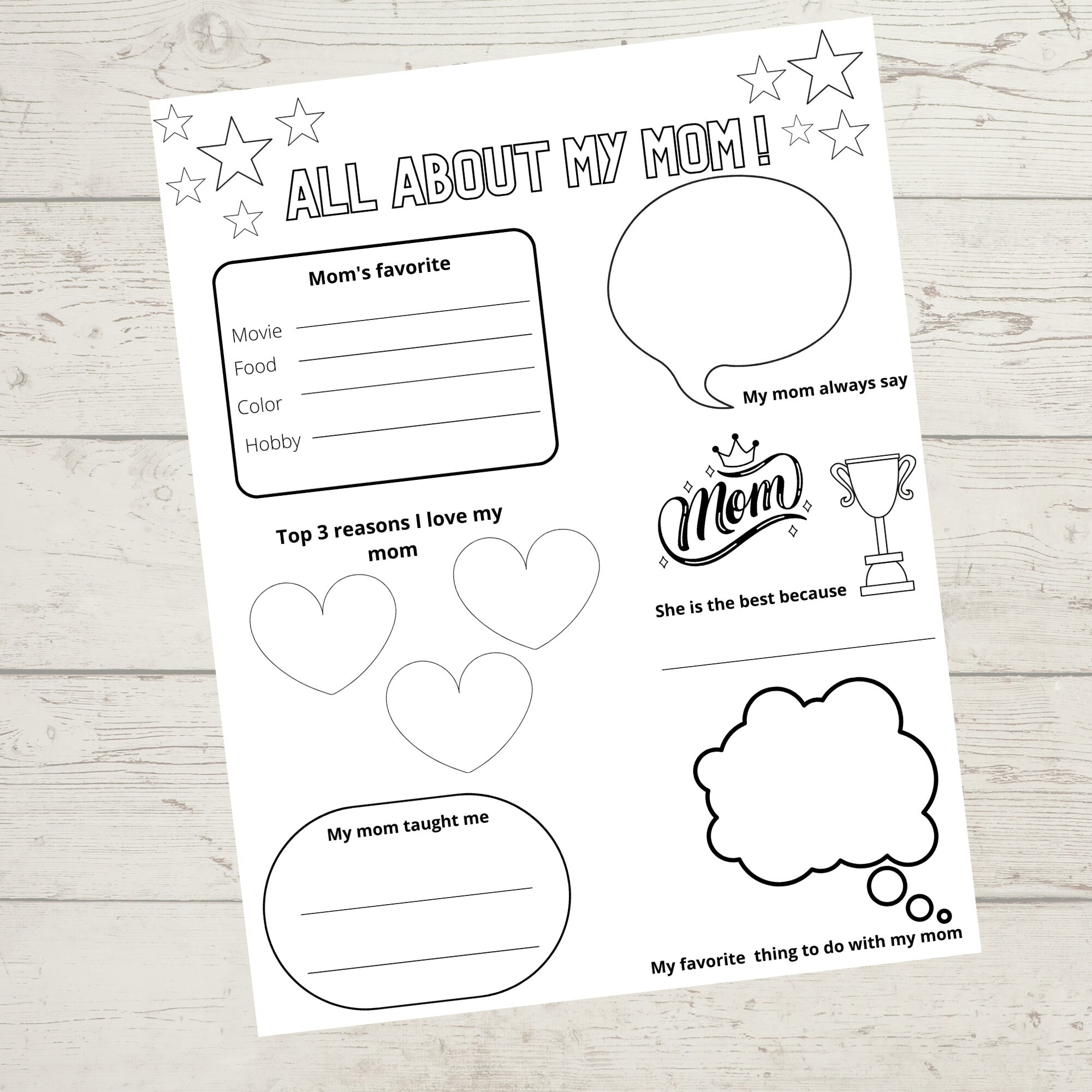 Printable Mother Day , Happy Mothers Day Card, Mothers Day Card,mothers ...