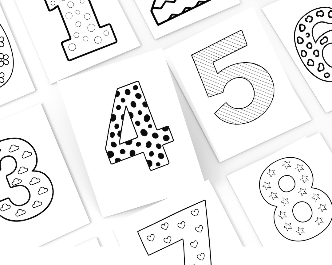 Baby First Coloring Pages | Number Coloring Pages| Printable | for Kids ...