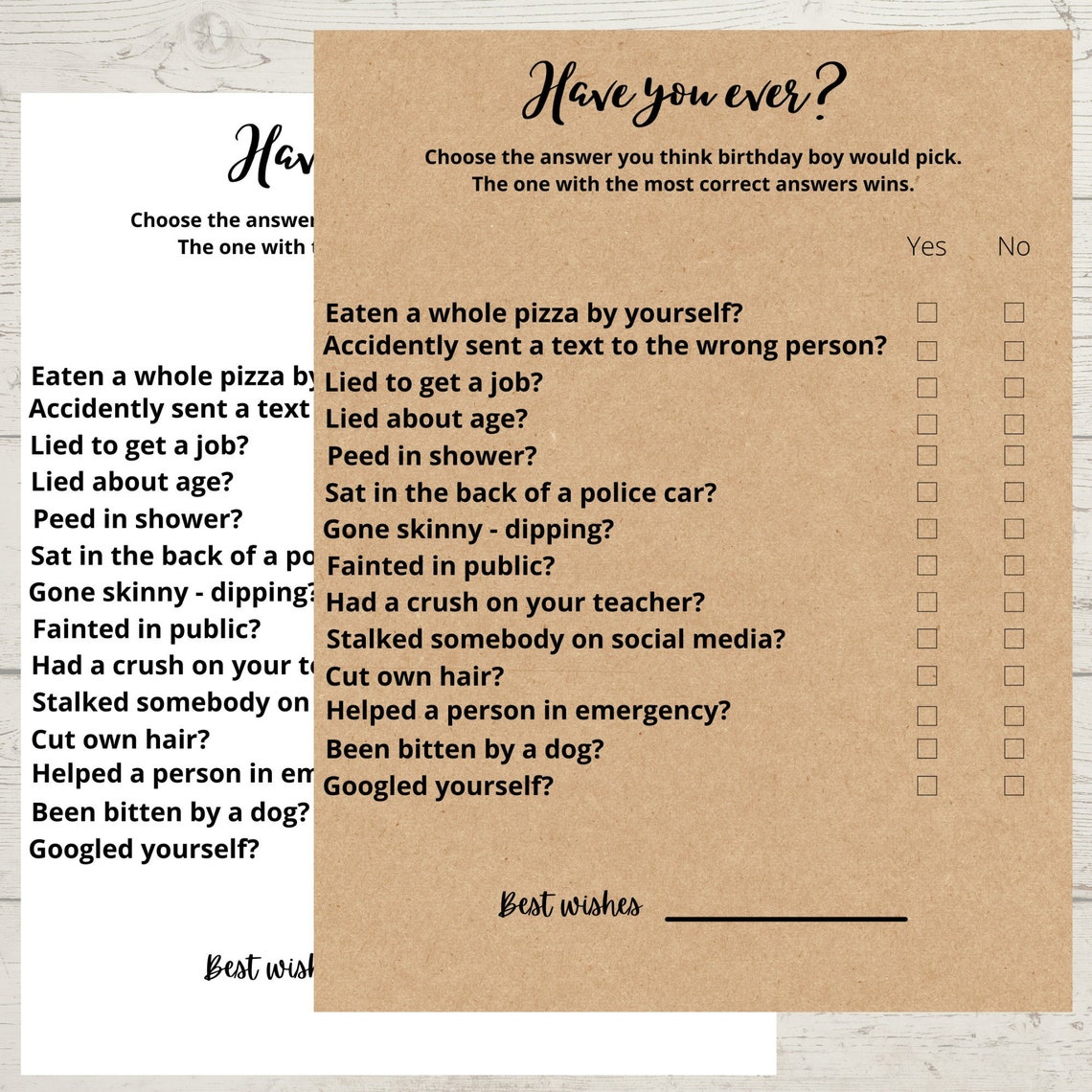 Adult Birthday Games| Printable Adult Birthday | Birthday Games | for ...