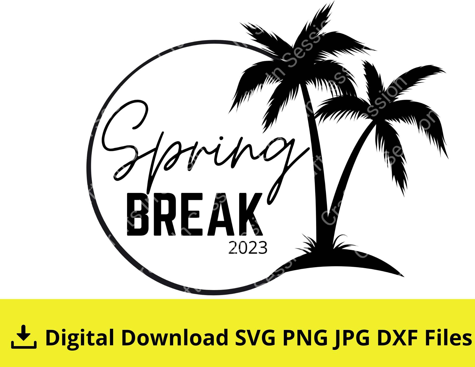 Spring Break 2023 Svg, Spring Break PNG, Summer Vacation Shirt, PNG ...