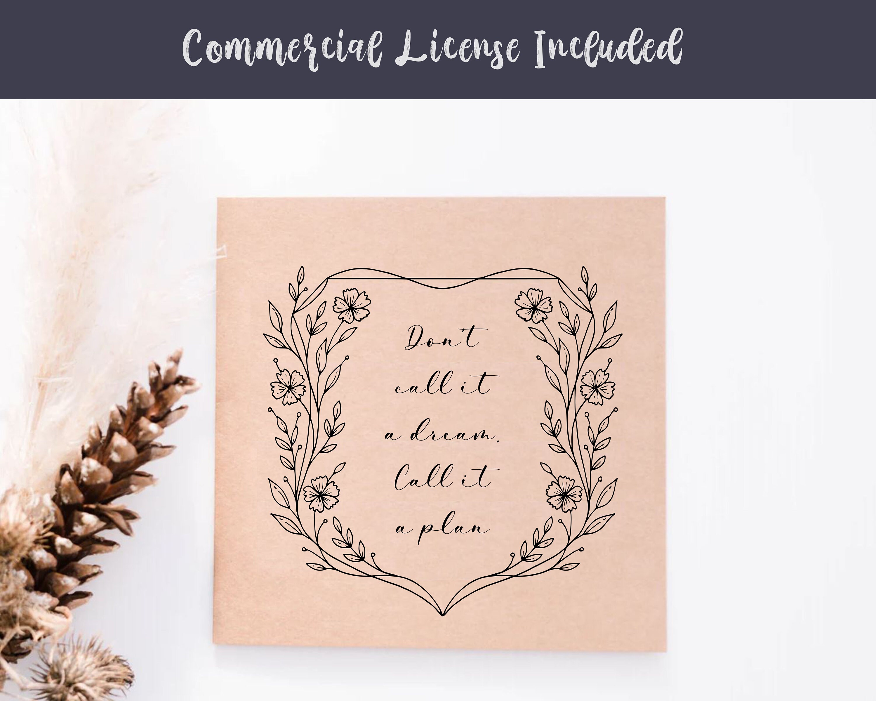Flowers Shield Sign | Botanical Hand Drawn Illustrations | Floral ...