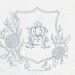 Hydrangea Shield Sign | Wedding Crest | Hand Drawn Illustrations ...