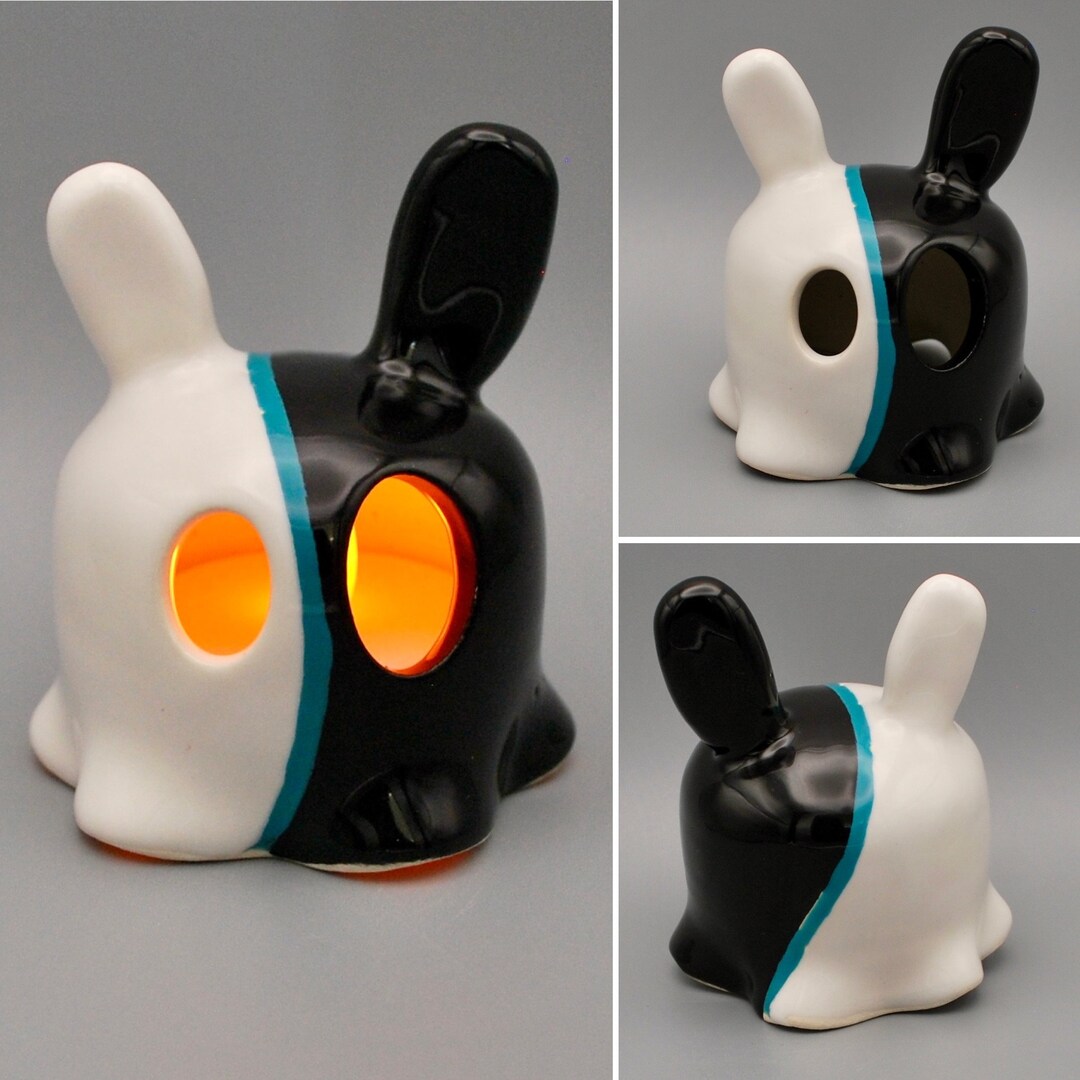 Ceramic Ghost Animal Figurines - Etsy