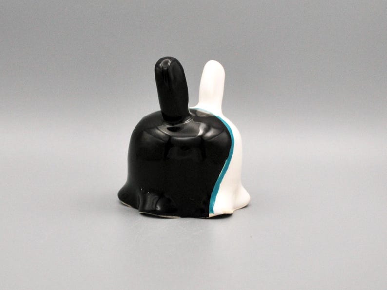 Rabbit Ghost Luminary – Handmade Ceramic Holder for Flameless Tealights ...