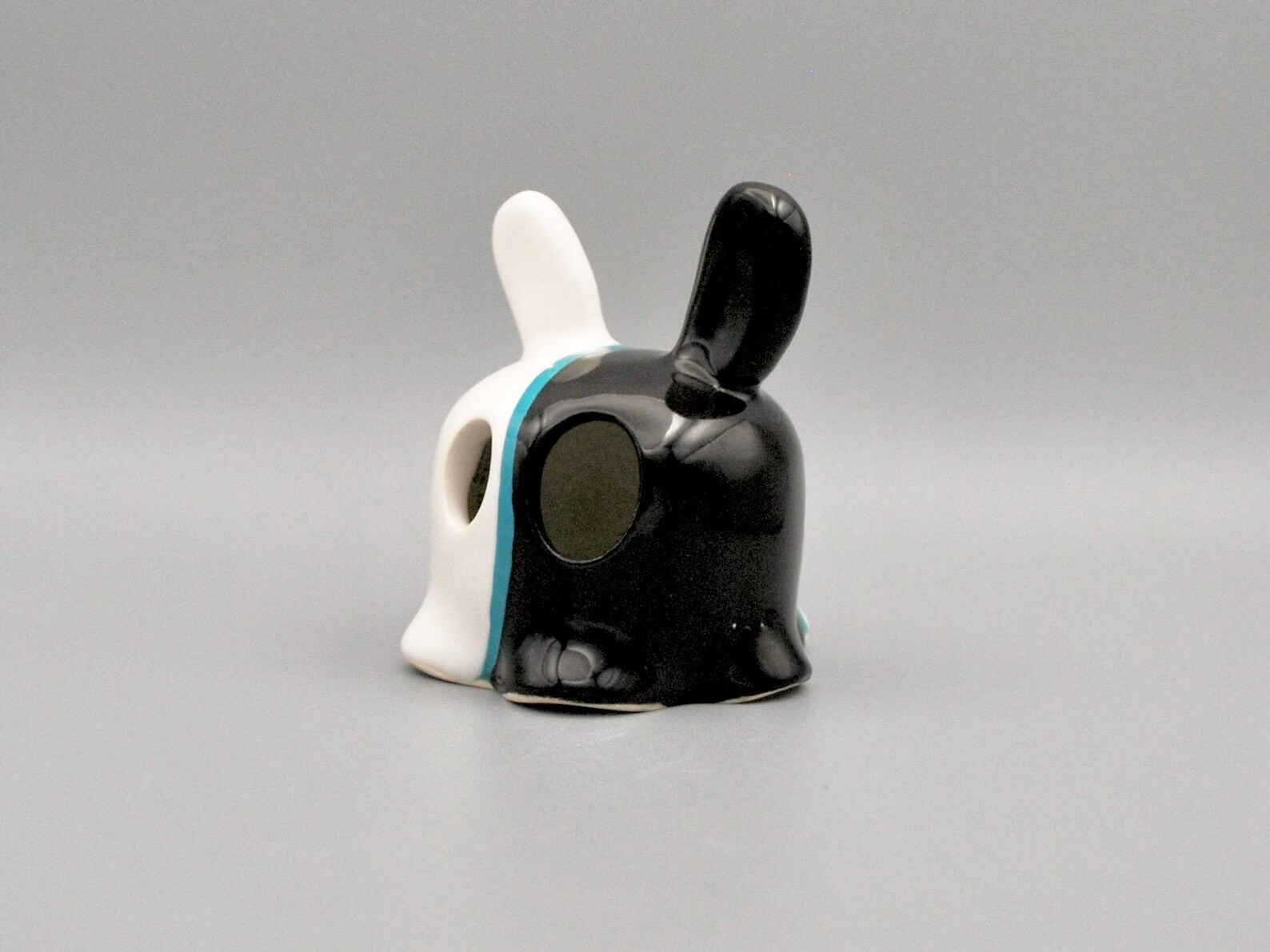 Rabbit Ghost Luminary – Handmade Ceramic Holder for Flameless Tealights ...