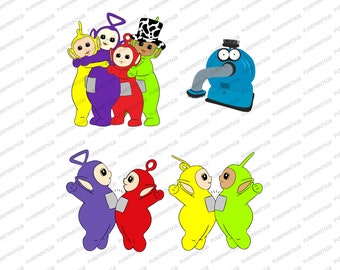 Teletubbies Sun Svg - Etsy