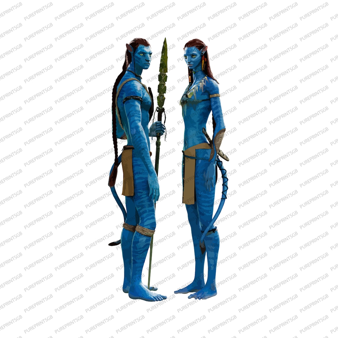Avatar Neytiri and Jake SVG DXF EPS Png Instant Digital Download ...