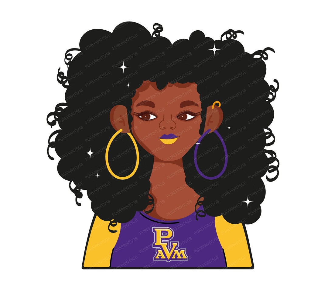 PVAMU Girl SVG PNG Eps Instant Digital Download Clipart Vector Outline ...