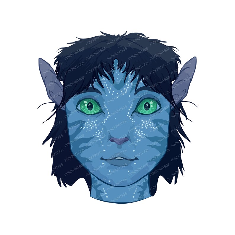 Avatar Kiri Design SVG DXF EPS Png Instant Digital Download Clipart ...