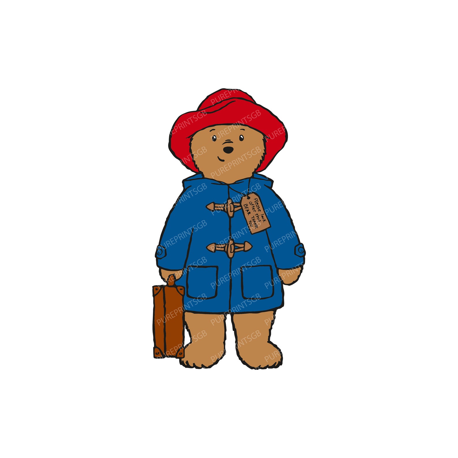 Paddington Bear / 3 Disegni / SVG DXF EPS png Instant Digital - Etsy Italia