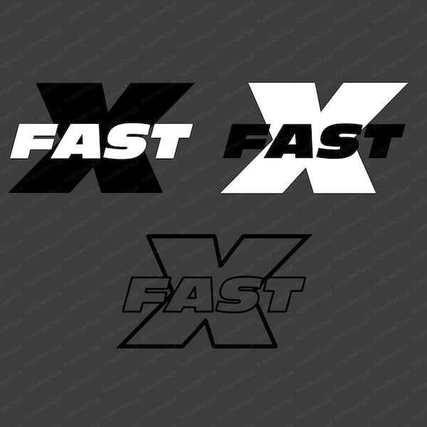 Fast and Furious Logo Svg - Etsy Israel