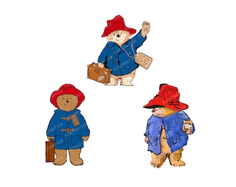 Paddington Bear Clipart - Etsy Israel