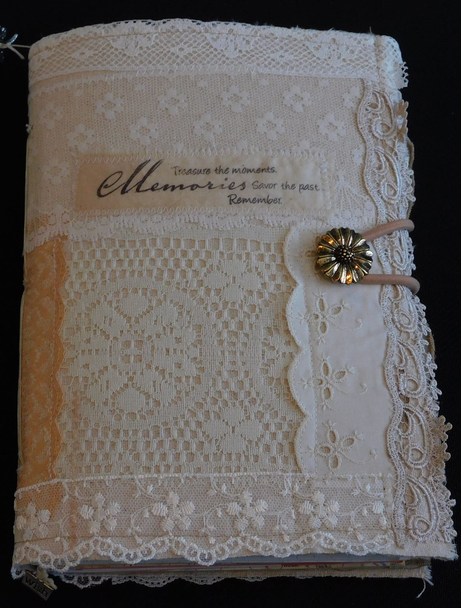 Lace Covered Junk Journal - Etsy